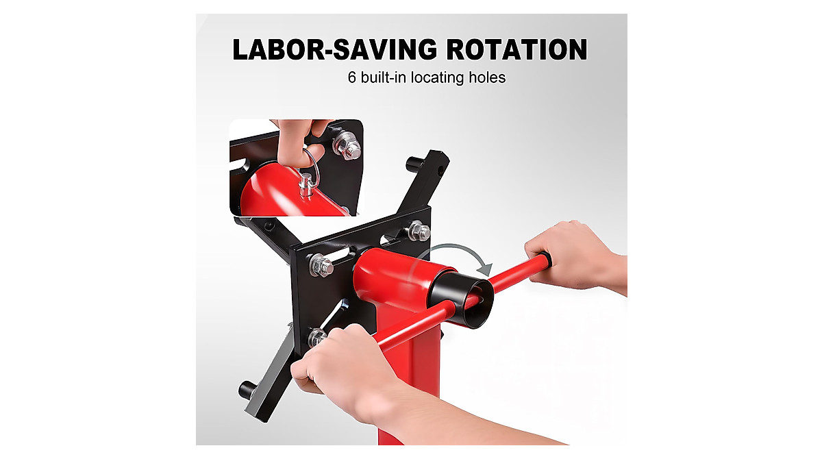 BIG RED T23401 Engine Stand - 360° Rotation & 750 lb Capacity