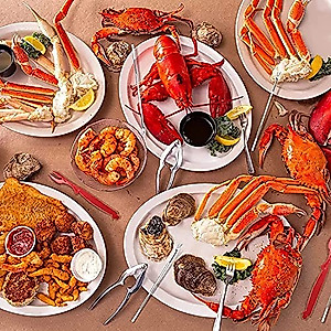 9Pcs Seafood Tools Set Crab Lobster Crackers Stainless Steel Forks Opener Shellfish Lobster Crab Leg Sheller Nut Crackers