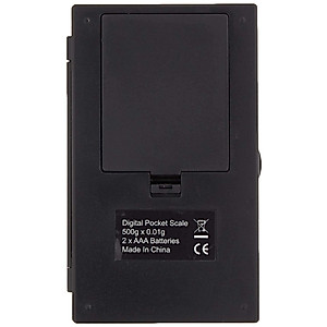 Digital Food Scales Precision 500g/0.01g, Small Pocket Ounces Grams, Portable Travel, Jewelry Scale (Battery Included)