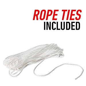 Franklin Sports NHL Hockey Goal Replacement Net - 72" Official Size Goal Replacement Netting - Outdoor Street Hockey Goal Net - Easy Attach Official Size Net - 72" x 48" x 30",White