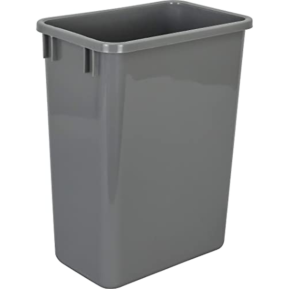 Hardware Resources Plastic Waste Container, 35 Quarts (Pack of 1), Grey