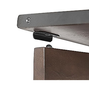 Stakmore Folding Desk with Built in 100V outlet and USB, Espresso Finish