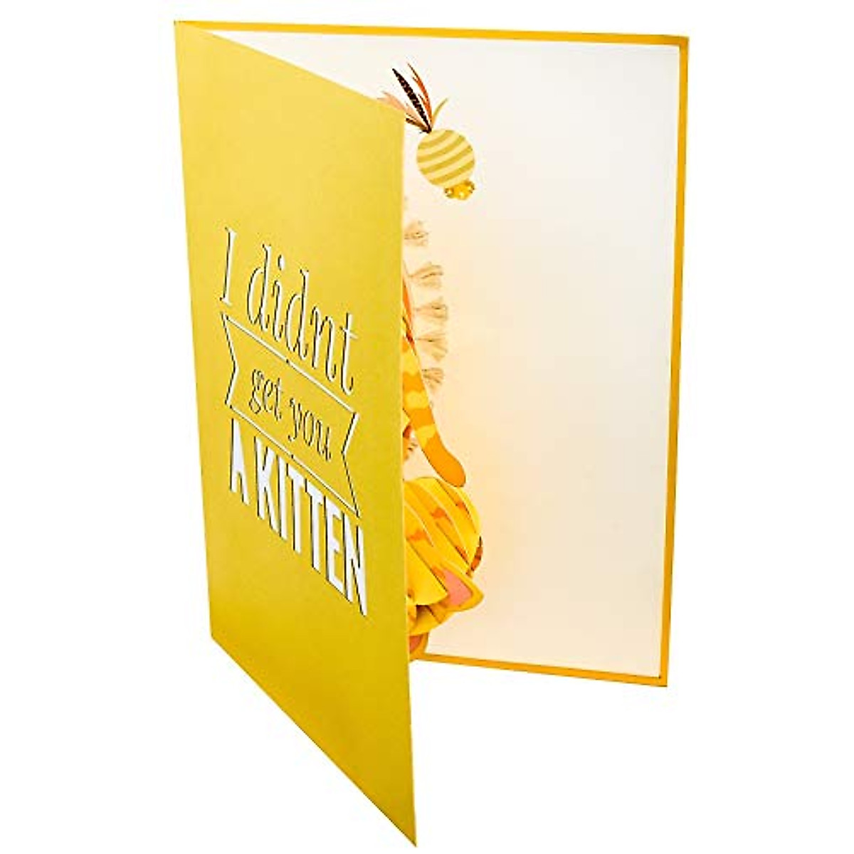 PopLife Funny Kitten Pop Up Card ($1 Donation to the Humane Society) - Cat Lover Card for All Occasions, Mother's Day, Father's Day, Veterinarian Gift - Happy Birthday, Just Because, Get Well