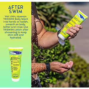 TRISWIM Chlorine Removal Body Wash | After Swim Care | Moisturizing Chlorine Soap For Swimmers And Athletes