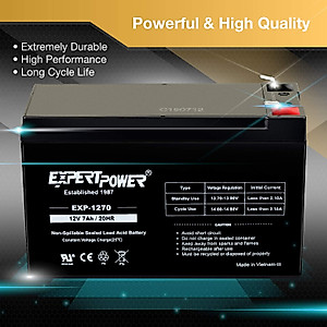 Garmin Striker Plus 4 with Dual-Beam Transducer and ExpertPower 12v 7ah Rechargeable Sealed Lead Acid Battery