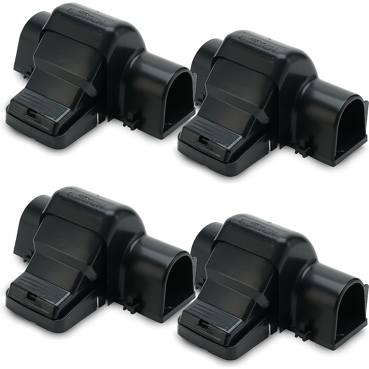 Rat Traps Indoor and Outdoor - 4 Pack Dual-Entry Large Rat Trap Outdoor and Indoor for Home, Garden and Restaurant with 99.9% Trap Rate | Easy to Use Rodent Traps with Safe Hands Free Design - UCatch