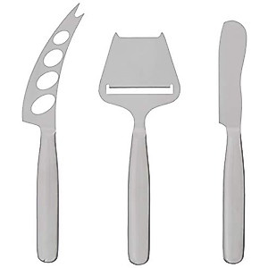 Fox Run Cheese Knife Set, 9.37 x 2.953 x 0.67 inches, Metallic,10690