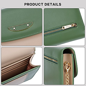 CYANB Small Crossbody Bags Purses for Women, Cellphone Bags Card Holder Wallet Purse Handbags Green