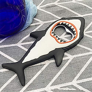 SHFICDJ Shark shape Bottle Opener,Ocean Series Beer Bottle Openers,Creative kitchen supplies gift bottle opener.
