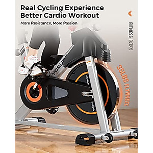 YOSUDA Indoor Cycling Bike Stationary Bike - Magnetic Resistance, Cycle Bike with Ipad Mount & Comfortable Seat Cushion, Magnetic Resistance