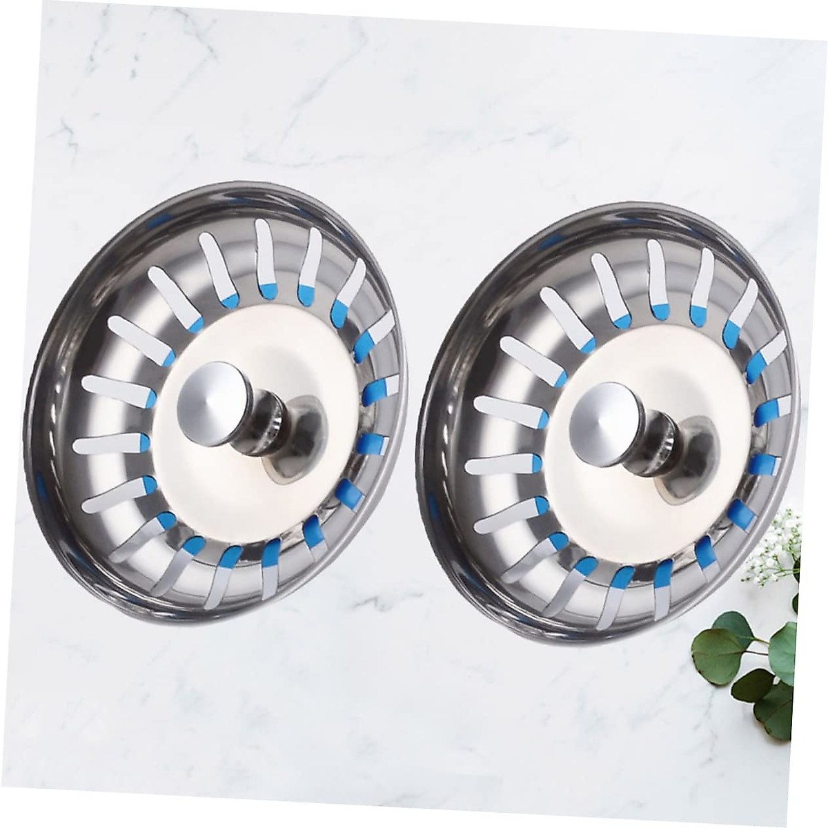 Uonlytech 6 Pcs Bathtub Drain Cover Strainer Cover Sink Drain Stopper Bath Tub Filter Bathroom Strainers for Kitchen Sink Strainer Basket Kitchen Drains Strainers Dish Basin Net