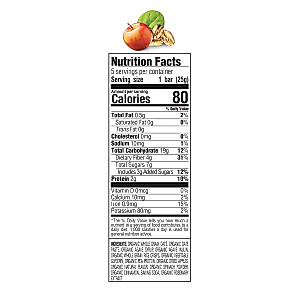 Happy Tot Organics Fiber & Protein Soft-Baked Oat Bars Toddler Snack Apple & Spinach, 0.88 Ounce Bars, 5 Count Box (Pack of 1)