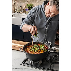 Tefal Jamie Oliver 30 cm Big Batch Pan, Non Stick Hard Anodised, H9125444
