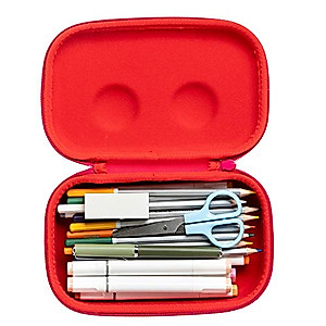 ZIPIT Beast Pencil Box for Kids | Pencil Case for School | Organizer Pencil Bag | Large Capacity Pencil Pouch (Red)