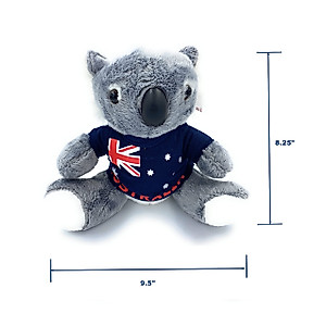 Aeisage Koala Stuffed Animal - 8 Inch Plush Koala Bear with T-Shirt, Super Soft Australian Souvenir Gift