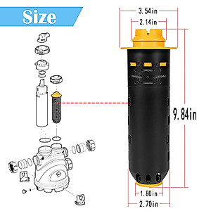 Replacement for Nature2 W28001 W28000 W26001 Pool Mineral Cartridge Fit for All Zodiac DuoClear & Fusion Pool Sanitizers 25 35 Vessels Except Limited Compatible with Pools 5,000-35,000 Gallons