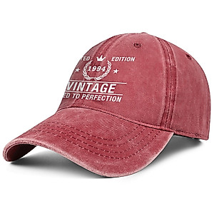30th Birthday Gifts for Her Him Vintage 1994 Hat 30 Gift Ideas for Men Women Red