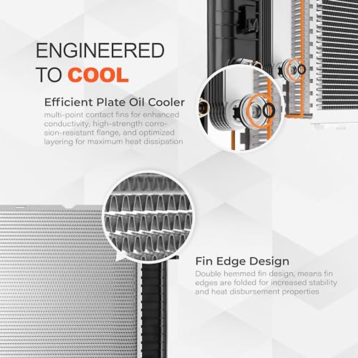 Klimoto Radiator | Compatible with Mazda 3 2004-2009 2.0L 2.3L L4 | Compatible with MA3010212 L33X-15-200