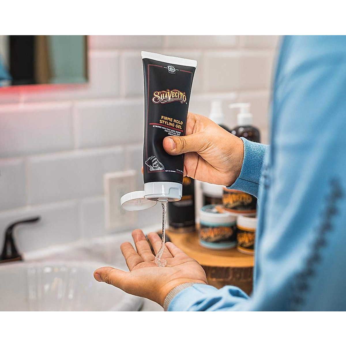 Suavecito Firme Hold Styling Gel 8 oz