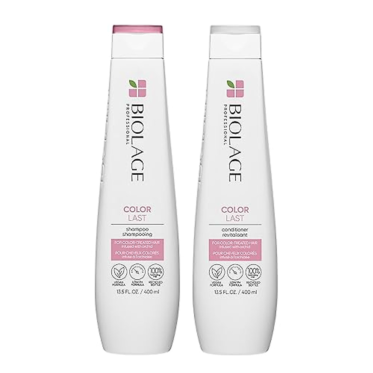 Biolage Color Last Shampoo & Conditioner Set | Helps Protect Hair & Maintain Vibrant Color | For Color-Treated Hair | Paraben & Silicone-Free | Vegan