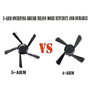 TUITA Replacement Parts Vacuum Cleaner Accessory Kit Brushes. Compatible for Neato Botvac. D Series D3 D4 D5 D6 D7 D75 D80 D85