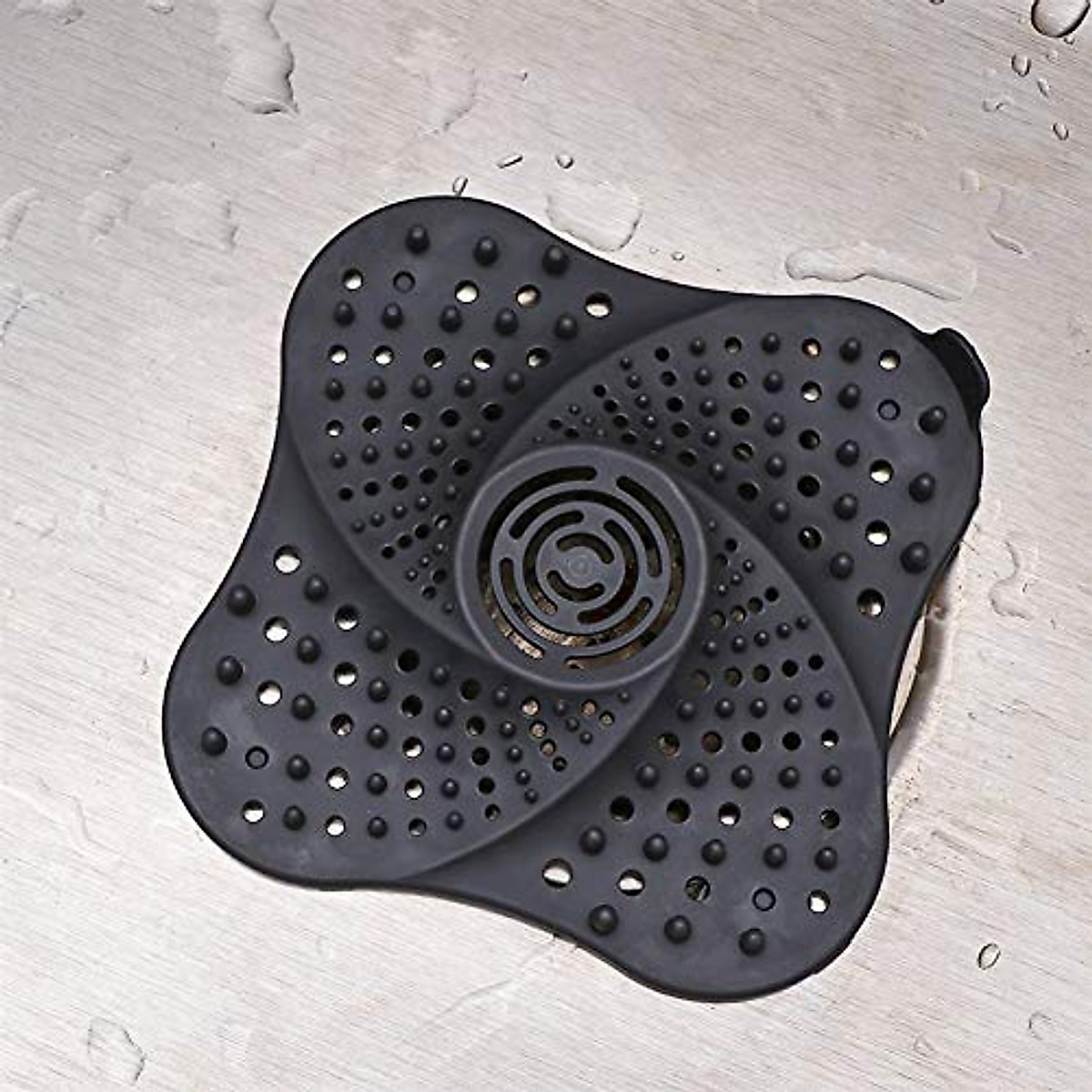 Bathroom Sink Strainer Drain Hair Catcher, Shower Plug Filter, Home Kitchen Tool, Bath Stopper Drain Cover, Sink Strainer for Tub, Shower, and Kitchen(White)
