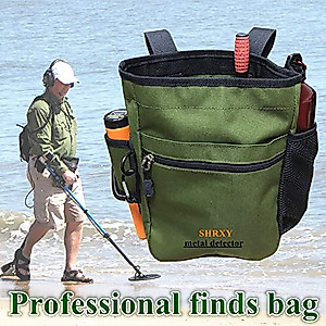 Pointer Metal Detector Find Bag Detecting Digger Tools Bag Waist Pack Pouch for PinPointer Garrett Xp ProPointer (Green)