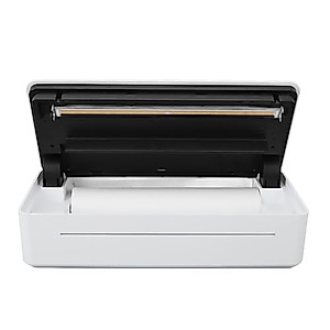 Fockety Inkless Portable Printer, A4 Thermal Inkless Printer Portable Thermal Printer Borderless Photo Printing Inkless Mobile Printer for Travel Home Office Car
