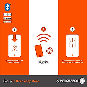 Sylvania Smart (3) 2ft Bluetooth 36W LED Flex Light Strip Kit with Remote Control, Full Color, 2700K - 6500K, Expandable up to 20ft, for Alexa / Google / Apple HomeKit (75543)