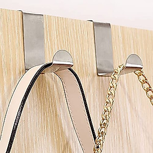Ldirect 5 Pcs Z Shaped Hooks Hangers Stainless Steel Hanging Hooks Hangers for Kitchen, Bathroom