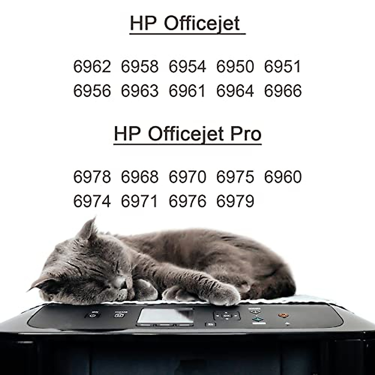 Jagute 902XL 902 Black Ink Cartridges Replacement for HP 902 XL Use with OfficeJet Pro 6978 6968 6970 6960 6971 6974 6975 6976 6979, OfficeJet 6958 6950 6951 6954 Printers.（2 Black）