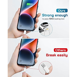 i Phone Charger Fast Charging- 20W USB C Wall Charger Block with 6Ft Charger Cord [MFi Certified] Compatible with IP 14/13/12/11/X Series, i Pad & More [3Pack]