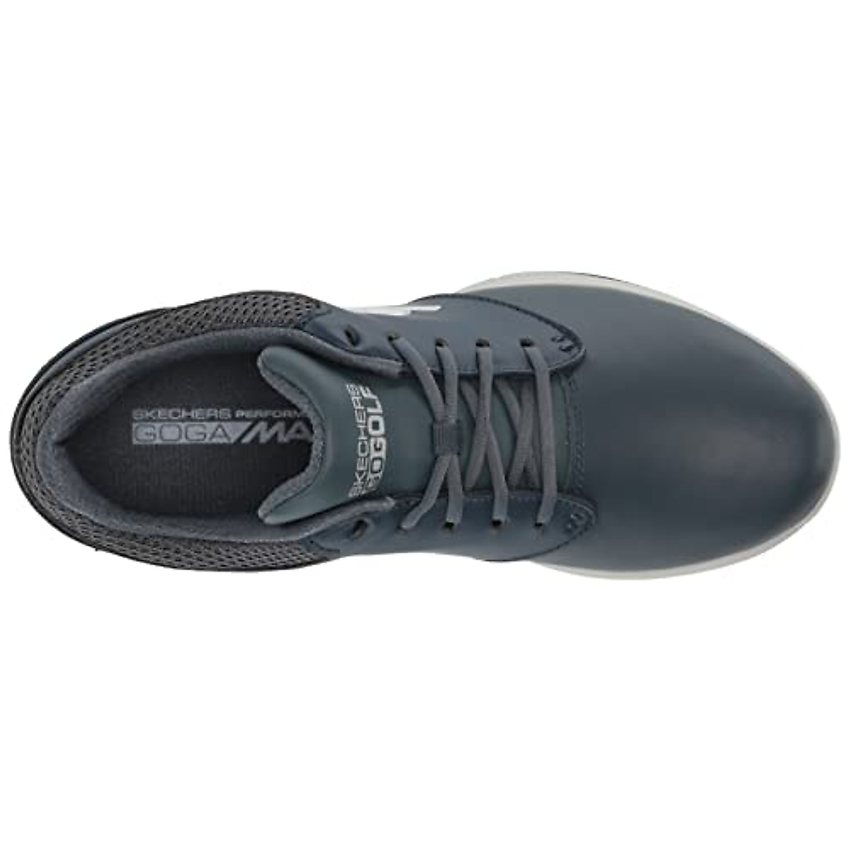 Skechers Women's Elite 4 Hyper Burst Waterproof Spikeless Golf Shoe, Slate, 6