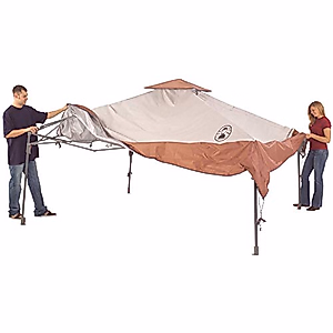 Coleman Pop Up Canopy, 13 x 13 Beach Shade Canopy, UPF 50+ Sun Shelter