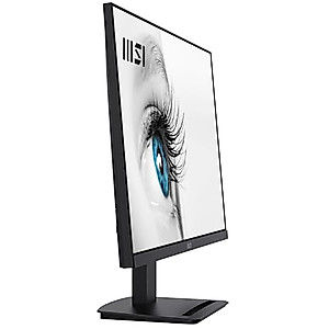 MSI Pro MP273QV, 27" Monitor, 2560 x 1440(QHD) VA, 75Hz, TUV Certified Eyesight Protection, 1ms, Displayport, HDMI, Tilt, Black