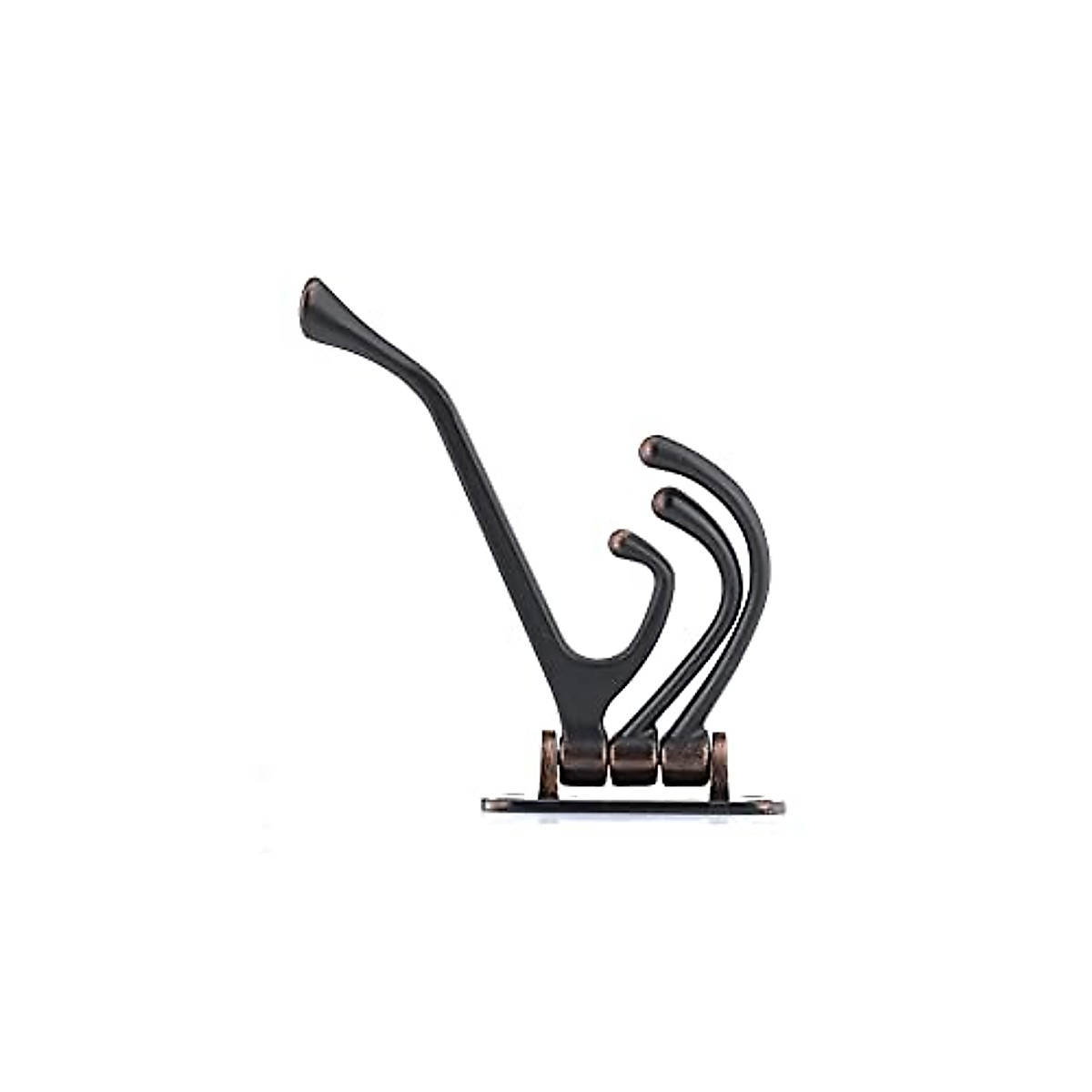 Richelieu Hardware 76464BAG Nystrom Triple Utility Swivel Hook, Brushed Oil-Rubbed Bronze