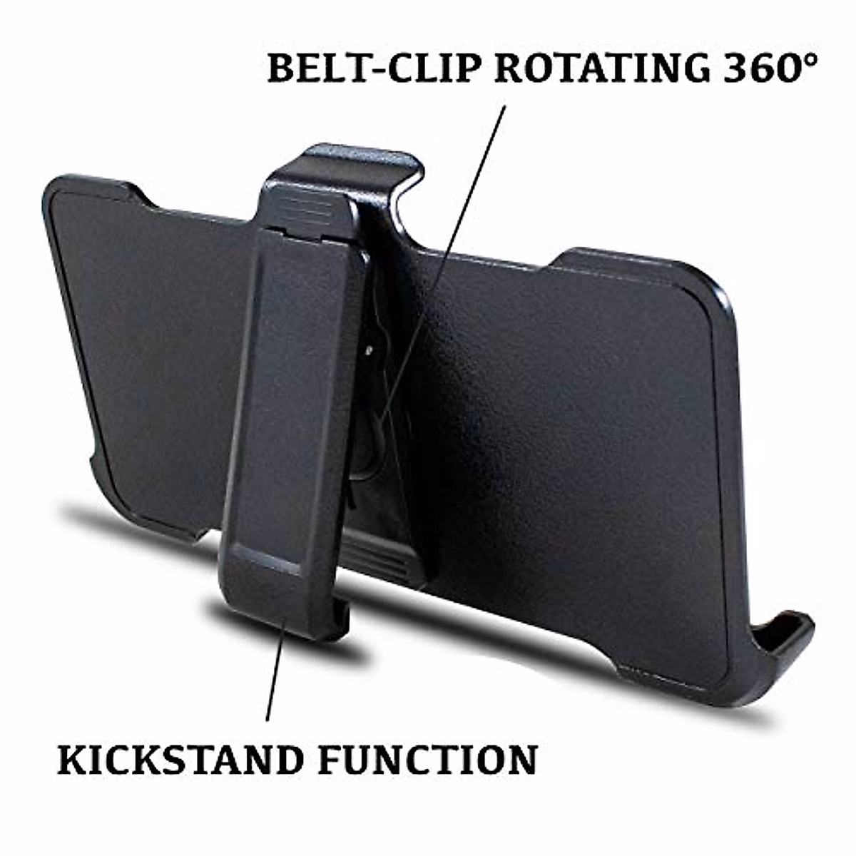 [2 Pack] iPhone 13 Pro Max (6.7") “ONLY” Replacement Belt-Clip Holster Compatible with Otterbox Defender Series Case