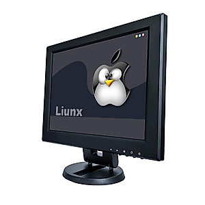 iChawk 12.1" inch Monitor 1024x768 4:3 Positive Screen HDMI-in USB VGA Plastic Case Built-in Speaker Support Linux Ubuntu Raspbian Debian OS Industrial Resistive Touch LCD Screen Display W121PT-592RL
