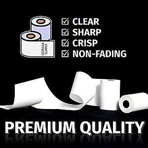 (50) Gorilla Supply 2 1/4 x 85 Thermal Paper Receipt Rolls Clover Mini Verifone VX510 VX570 FD50 T4220, 2.25 x 85 ft, POS/Cash Register Paper, BPA Free, 50 Rolls
