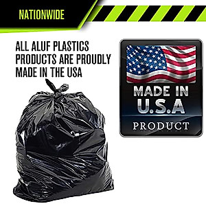 55 Gallon Trash Bags Heavy Duty - (Huge 50 Pack) - 2.0 MIL Thick (equiv) - 38" x 58" - Garbage Bags for Toter, Contractors, Lawn, Leaf, Yard Waste, Commercial, Kitchen, Industrial, Construction