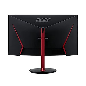 Acer Nitro XZ272U Pbmiiphx 27" 1500R Curved Zero-Frame WQHD (2560 x 1440) Gaming Monitor | AMD FreeSync | Up to 165Hz | 4ms (G to G) | HDR 400 | 95% sRGB (1 x Display Port & 2 x HDMI 2.0 Ports)