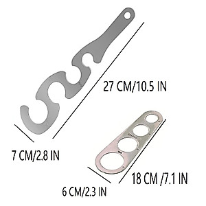 Spaghetti Pasta Measure Stainless Steel Spaghetti Measurer Tool 4 Serving Portion Control Pasta Cooking Tool Kitchen Gadgets 2 Pcs Different structure