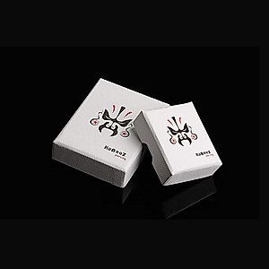 COOEAR 1 Pair Ear Gauges Piercing Black Ear Tunnels Skull Plugs Stainless Steel Screw Earrings.