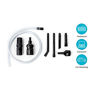 Simplicity Vacuums Handheld Canister Vacuum with Carry Strap for Hard Floors and Rugs, Car Detailing Vacuum Cleaner, S100