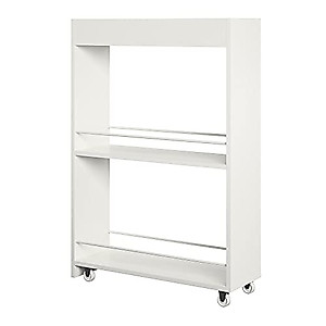 Ameriwood Home Trestle Laundry Cart, White