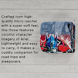 Franco Collectibles Transformers Rise of The Beasts Movie Bedding Super Soft Micro Raschel Throw, 46 in x 60 in, (Official Licensed Product)