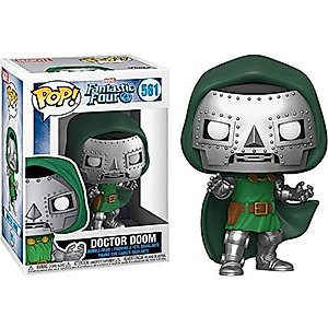 Pop Marvel: Dr. Doom Fantastic Four 4 Doctor Doom Vinyl Figure (Bundled with Ecotek Pop Protector to Protect Display Box)