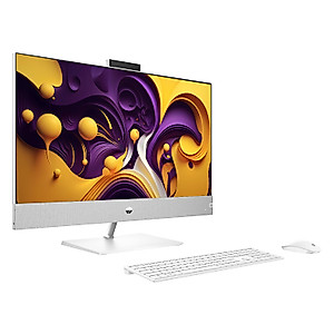 HP Pavilion 27 Business AIO Desktop, 27" FHD Touchscreen, Intel Core i7-13700T, NVIDIA RTX 3050, 32GB RAM, 1TB SSD, Webcam, HDMI, Wireless K&M, Wi-Fi 6, Windows 11 Pro