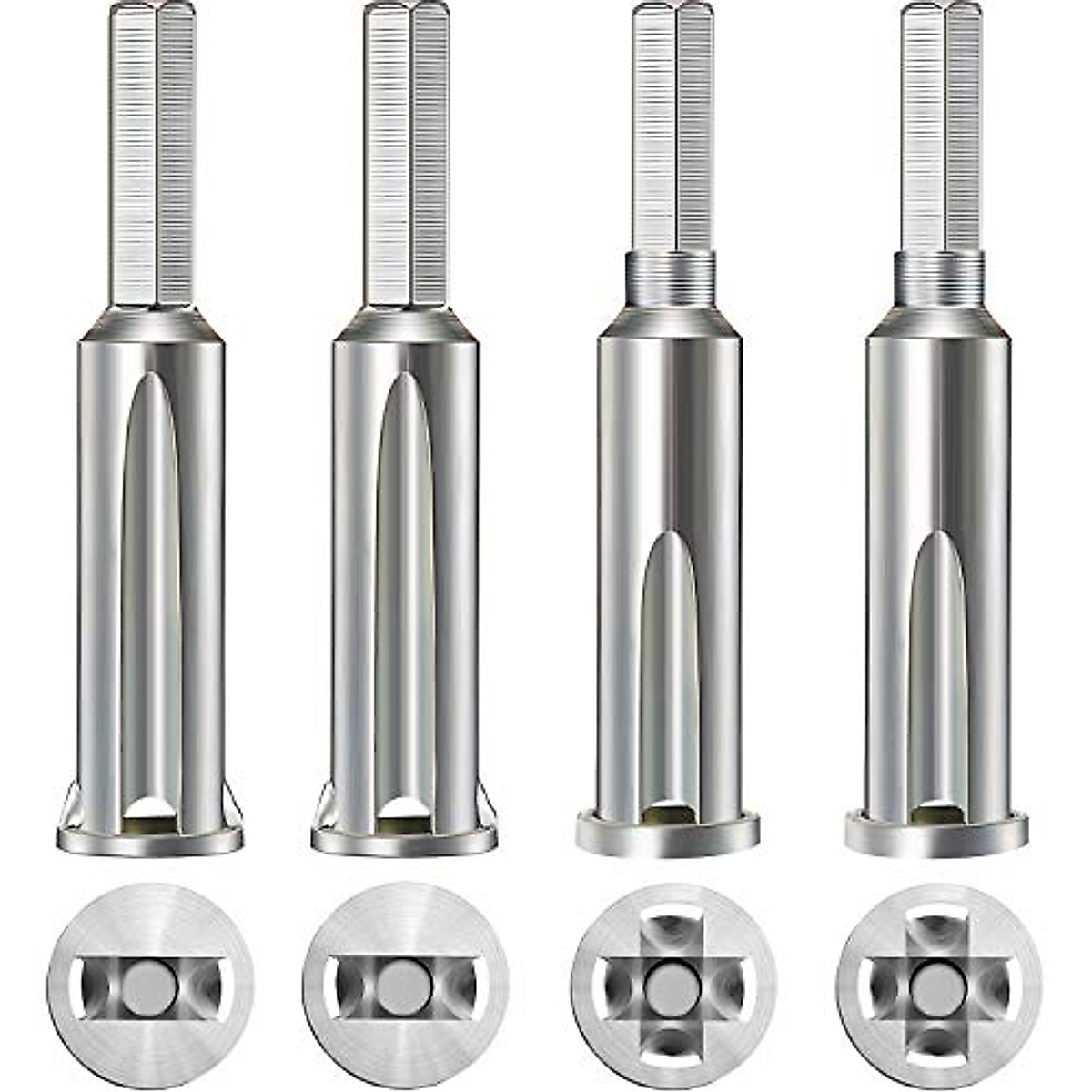 Chuangdi Wire Twisting Tools, Wire Stripper and Twister, Wire Terminals Power Tools for Stripping and Twisting Wire Cable (4 Pieces)