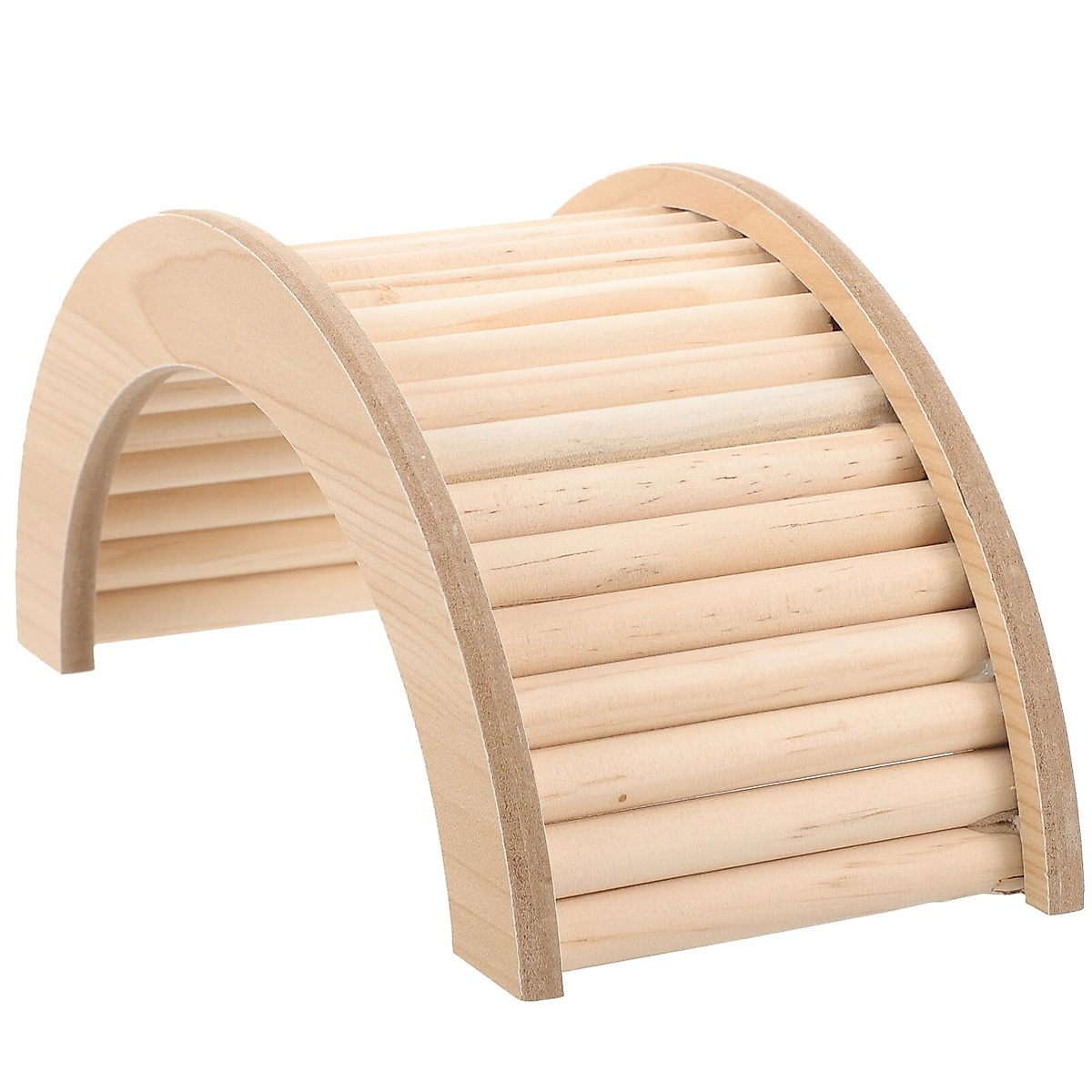 POPETPOP Climbing Toys Rabbit Toy Rat Bridge Toy Hamster Wood Bridge Rat Toys Hamster Climbing Bridge Chinchilla Bridge Chicken coop ramp Hamster Bridge Arch Bridge Ladder Wooden